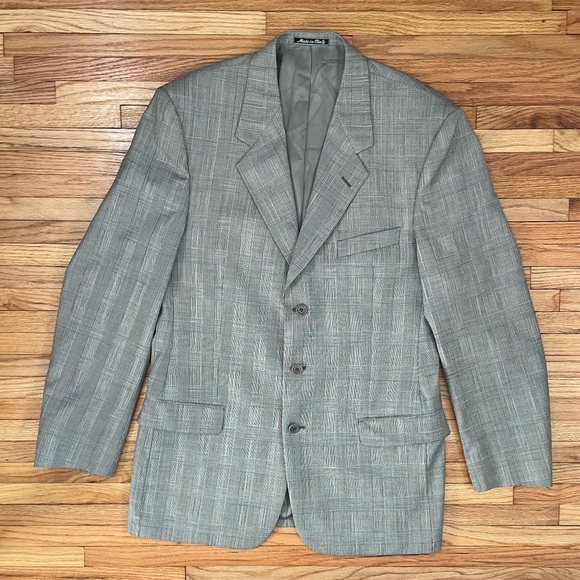 Valentino | Suits & Blazers | Valentino Wool Plaid Blazer | Poshmark